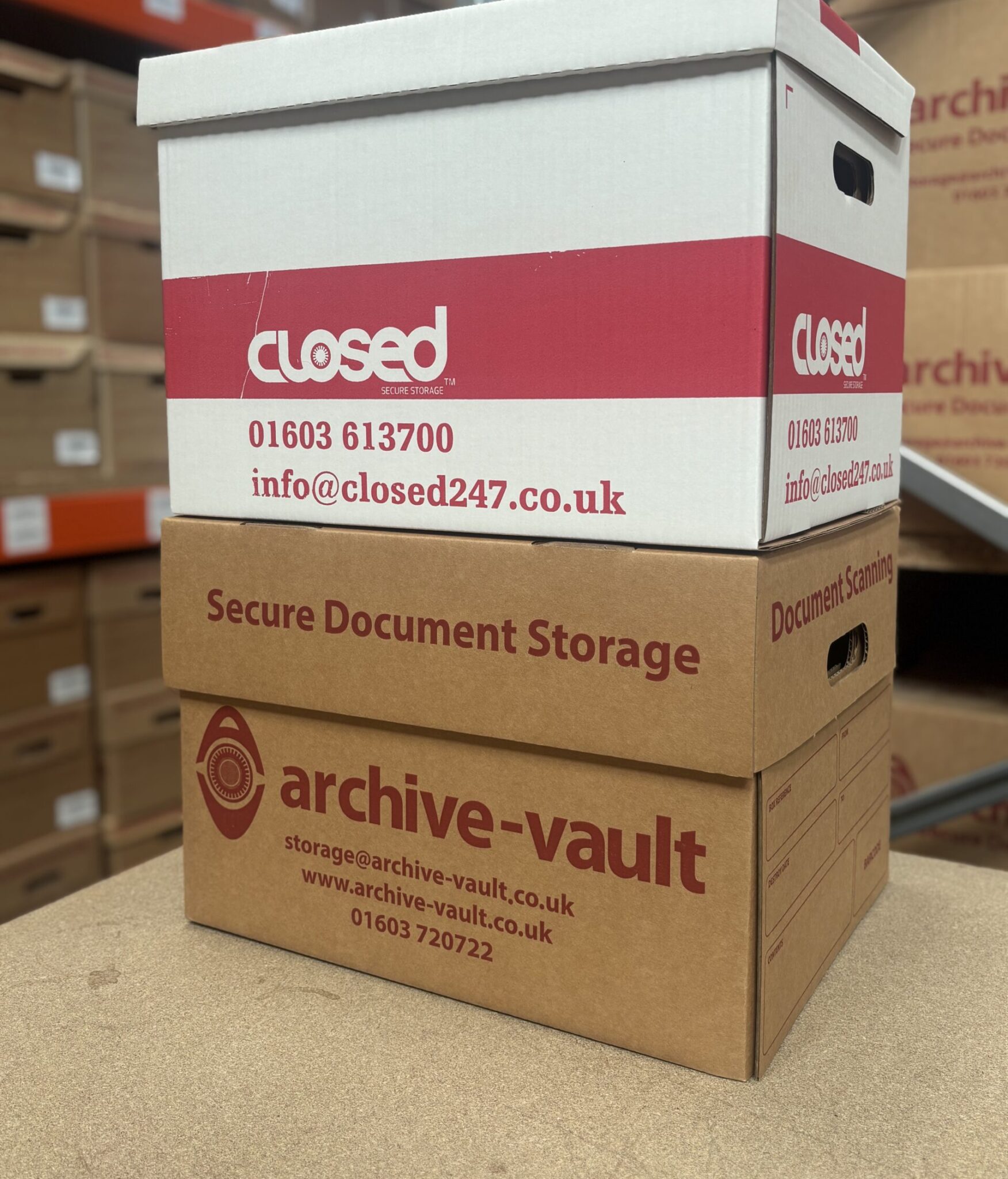 Archiving Services and Document Storage Norwich | Archive Vault